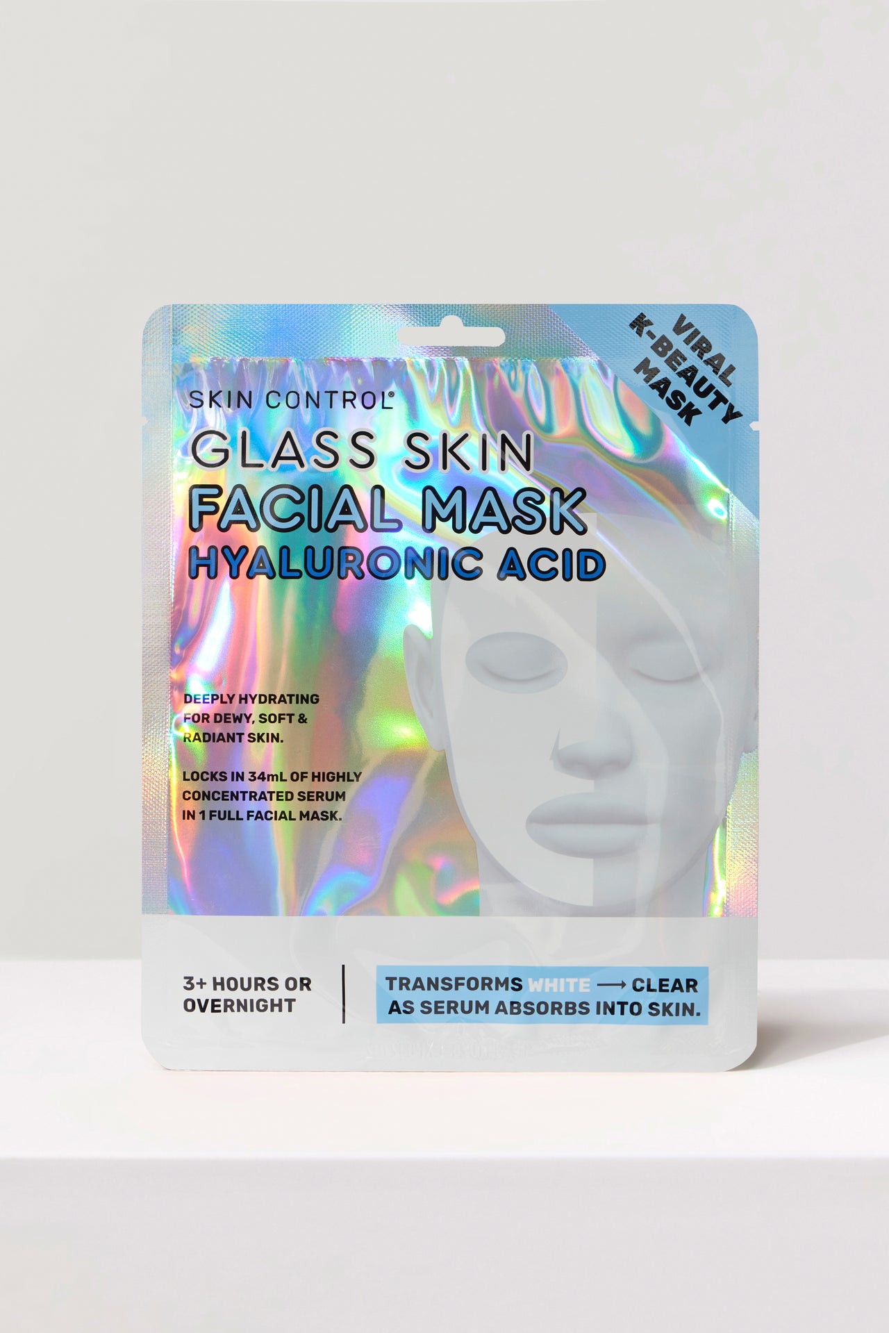 Glass Skin Facial Mask Hyaluronic Acid – Skin Control